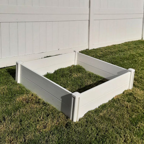 Hamptons Style Large PVC Vinyl Raised Garden Bed | Hamptons Home