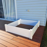 White Hamptons Style PVC Planter Box | Hamptons Home